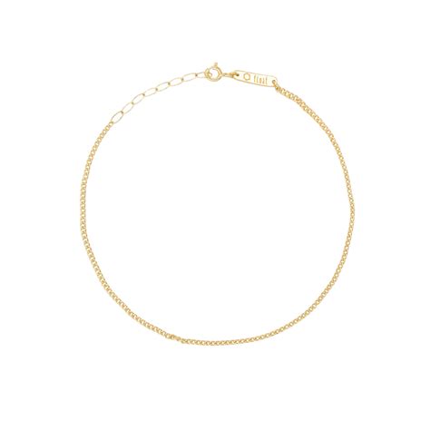 Damen Fußkettchen Aus 18 Karat Gold Float