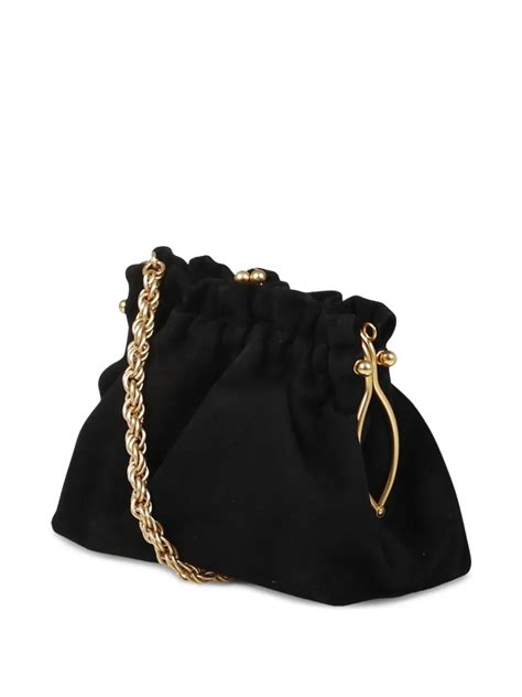Amato Daniele Raviolo Clutch Bag Black Farfetch Au