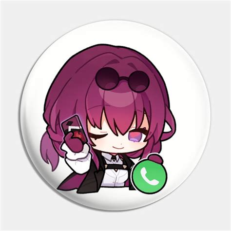 Honkai Star Rail Chibi Kafka Honkai Star Rail Pin TeePublic