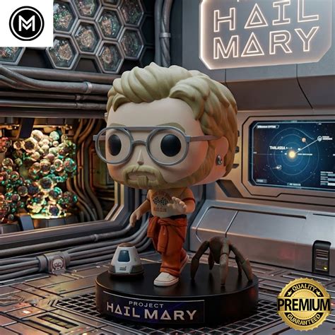 Project Hail Mary 2026 Ryland Grace With Rocky Funko Pop Figure
