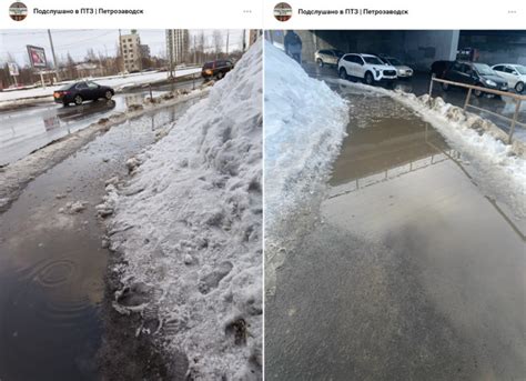 В Петрозаводске тротуар у автовокзала стал непроходим Новости