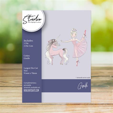 In The Studio Giselle Die Set Highlight Crafts