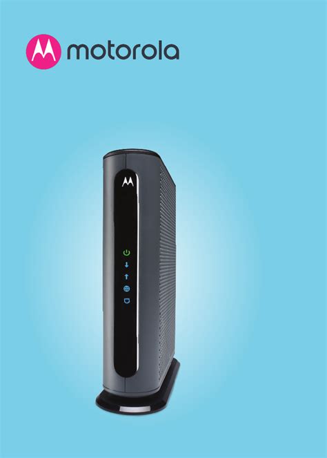 User Manual Motorola Mb8611 English 12 Pages