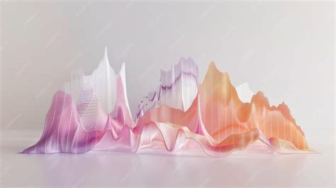 A Wide Format Of 3d Graphs Growing Depicting The Process Of