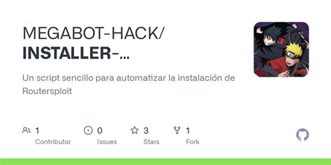 github megabot hack installer routersploit un script sencillo para