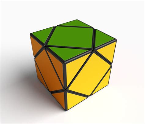 Skewb Cube Puzzle 3d Model Cgtrader