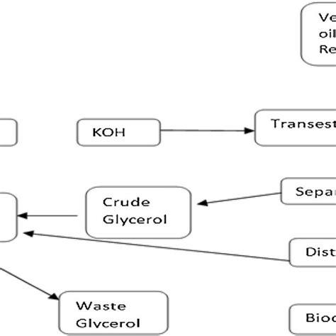 Biodiesel Production Through Transesterification Reaction Download Scientific Diagram