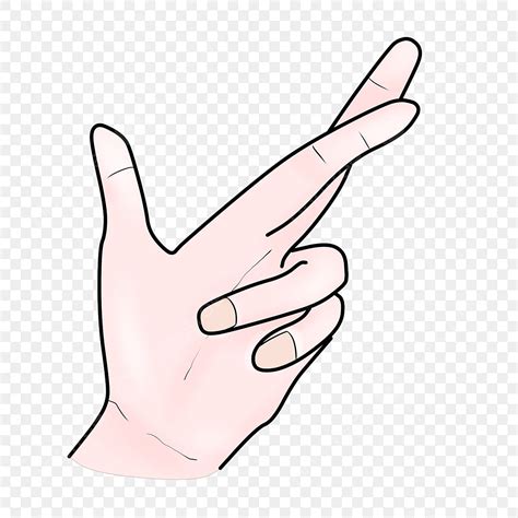 손으로 그린 캐릭터 일러스트 몸짓 자세 십자가 자세 손으로 그린 크로스 Png 일러스트 및 Psd 이미지 무료 다운로드 Pngtree