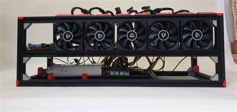 8 Gpu Frame Bundle Kit Including Motherboard Frame Cpu Ram Psu 1200w