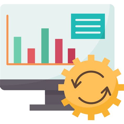 Automated Analysis Data Processing Information Icon Download On