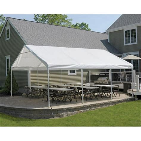 Shelterlogic Super Max Heavy Duty Carport Garage Tent 18 Ft X 20 Ft