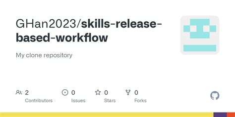 Github Ghan2023skills Release Based Workflow My Clone Repository