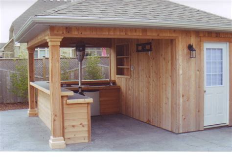 Custom Backyard Bar Shed