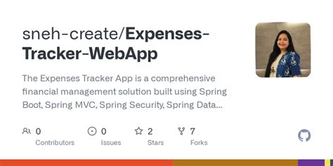 Sneh Srivastava On Linkedin Github Sneh Createexpenses Tracker Webapp The Expenses Tracker