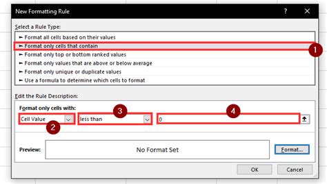 How To Show Negative Numbers As Red In Excel