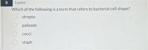 Solved Table 81 ﻿point Which Of The Following Is A Term