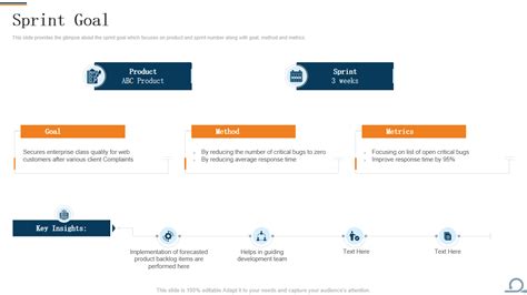 Must Have Sprint Goals Examples With Samples And Templates