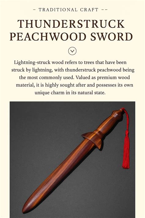 Daoist Lightning Talisman Peachwood Sword Mandarin Envoy Awaken The