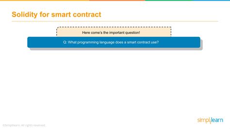 What Is A Smart Contract Smart Contracts Tutorial Smart Contracts In Blockchain