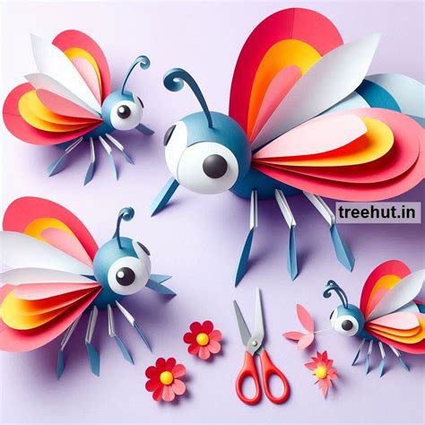 Bugs Paper Craft Ideas Spring Classroom Activities