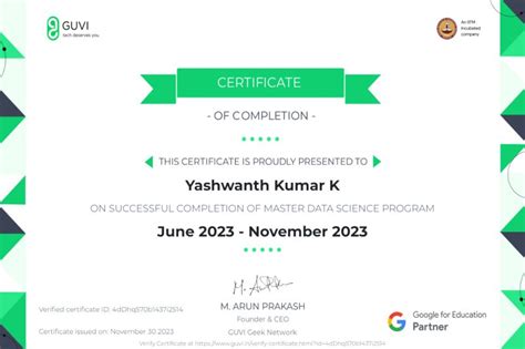 Yashwanth Kumar K On Linkedin Datascience Ai Machinelearning