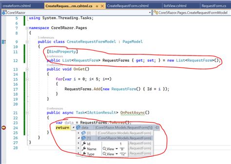 Dynamically Genarated Field In Razor Pages Throwing Exception Microsoft Qanda
