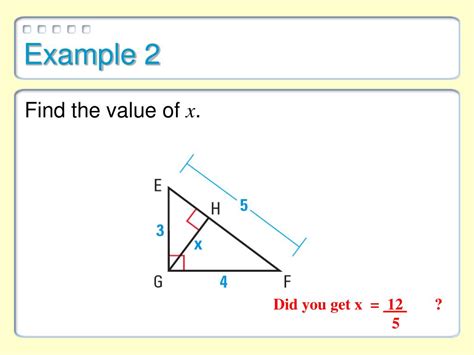 Ppt 9 3 Altitude On Hypotenuse Theorems Powerpoint Presentation Free Download Id 1161005