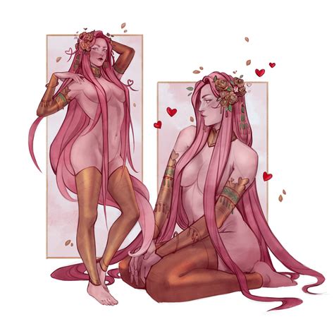 Aphrodite Hades And More Drawn By Robasarel Danbooru