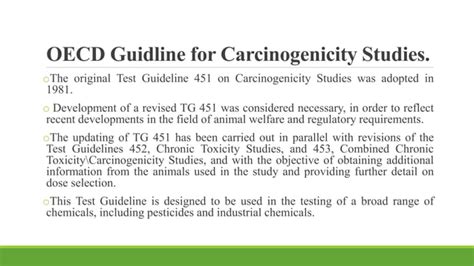 In Vivo Carcinogenicity Studiespptx Tg451 Pptx Cancer Diseases
