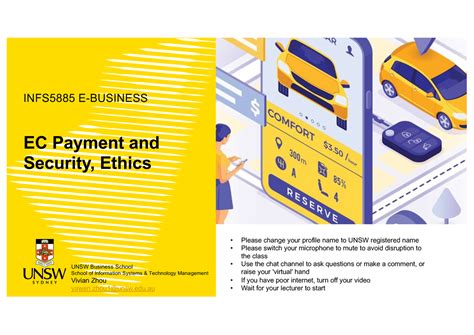 Week 5 Week5 Lecture Notes Infs5885 E Business Ec Payment And