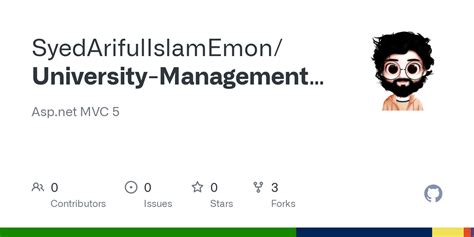GitHub SyedArifulIslamEmon University Management System Asp Net MVC
