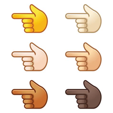 Emoji Finger Vector At Emily Marsh Blog