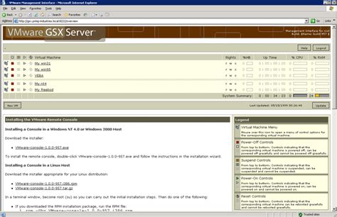 Vmware 10 Gsx Server 10 Server 10 And Workstation 30 Trip Down