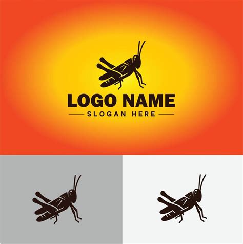 Grasshopper Logo Vector Art Icon Graphics For Company Brand Business