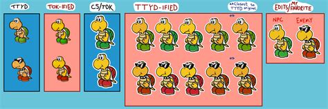Tok Koopa Troopa Ttyd Ified Rpapermario