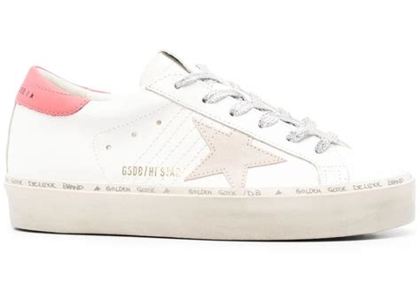 Golden Goose Hi Star White Coral Womens Gwf00118f00618911933 Us