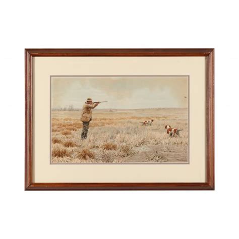 Ab Frost American 1851 1928 English Snipe Ducks From A Blind