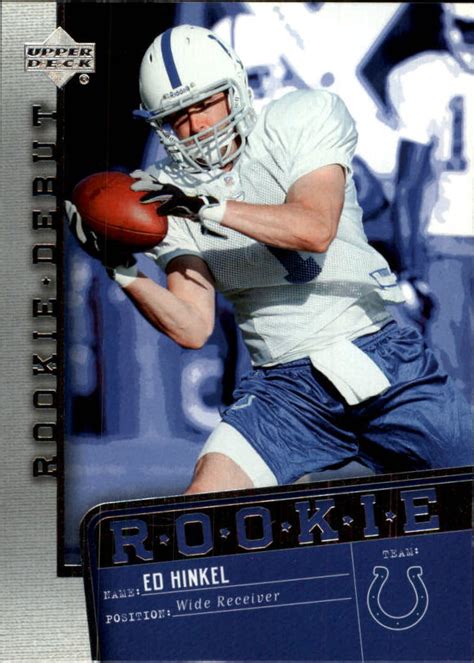 Buy Ed Hinkel Cards Online Ed Hinkel Football Price Guide Beckett