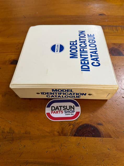 Nissan Identification Catalogue Folder Used Datsun Datsun Parts Shop