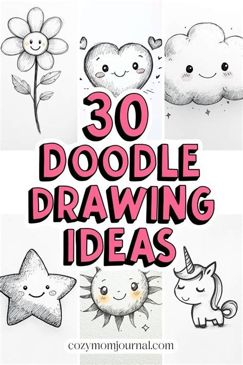 Looking For Ideas Here Are 30 Doodle Drawing Ideas Doodle Drawings