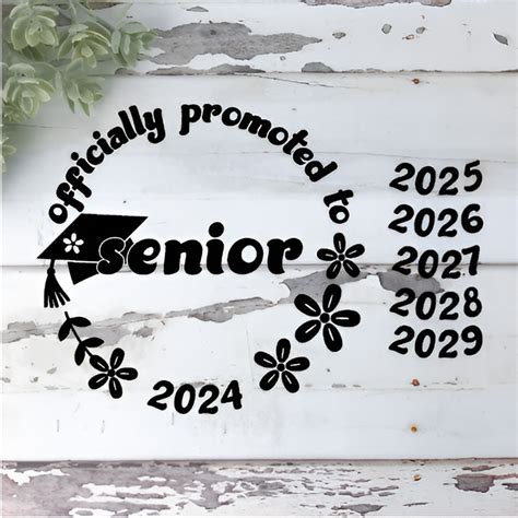 Officially Promoted To Senior Graphic Next Grade Level Graphic