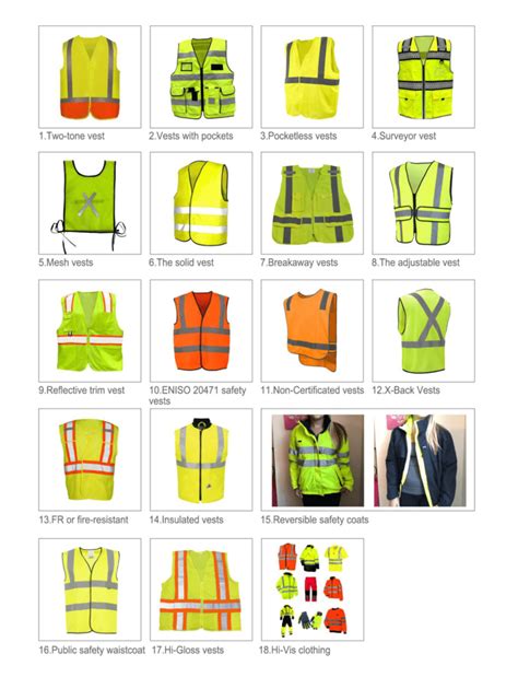 Safety Vest Colour Code In Construction At Jenenge Blog
