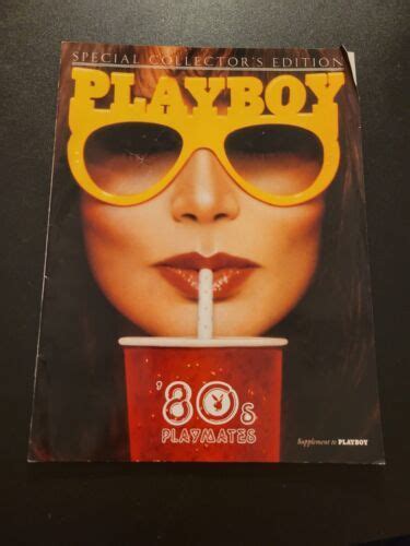 Playboy Magazine 80s Playmates Special Collectors Edition Supplement