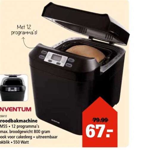 Inventum Broodbakmachine Aanbieding Bij Marskramer 1folders Nl