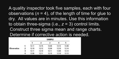 solved x double bar r bar ucl x bar show calculation lcl x