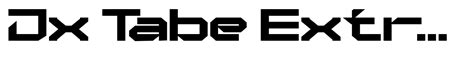 Jx Tabe Extra Bold Expanded Font Webfont And Desktop Myfonts