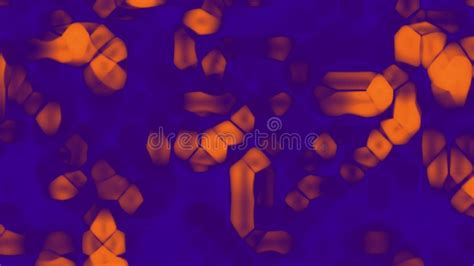 Abstract Orange And Blue Light Pattern For Modern Design Trends Stock Illustration