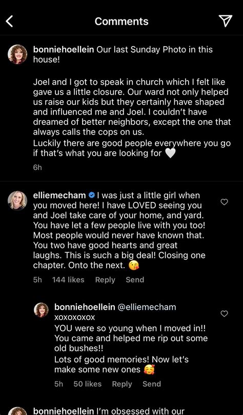 Ellies Comment On Bonnies Post Makes Me Wonder If The Theories Of Chad Staying With Bonnie For