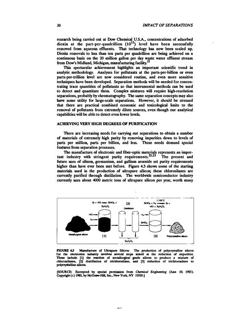 The Impact Of Separation Science And Technology On Some Key