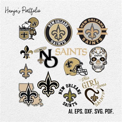 Vector Saints Logo New Orleans Saints Wordmark Logo Eps Svg